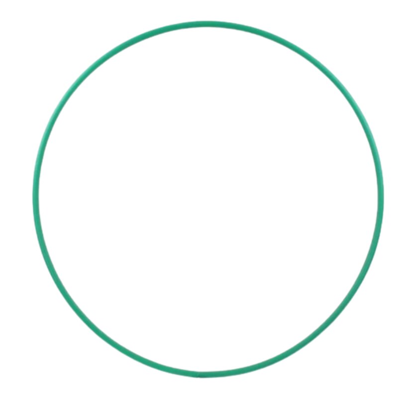 Cerc de gimnastica Hula Hoop Blank, Polietilena, 90x2 cm, Verde - eMAG.ro