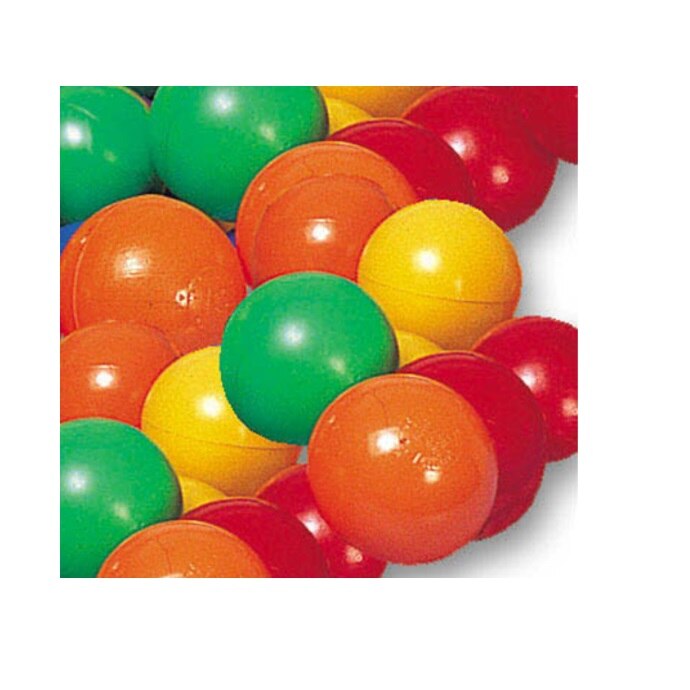 Set 100 mingi, PVC, multicolor, diametru 8 cm, 10 g - eMAG.ro