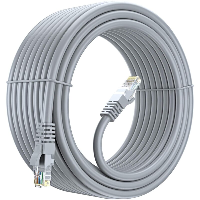 Cablu de retea, 30 m, RJ45, PVC, Gri - eMAG.ro