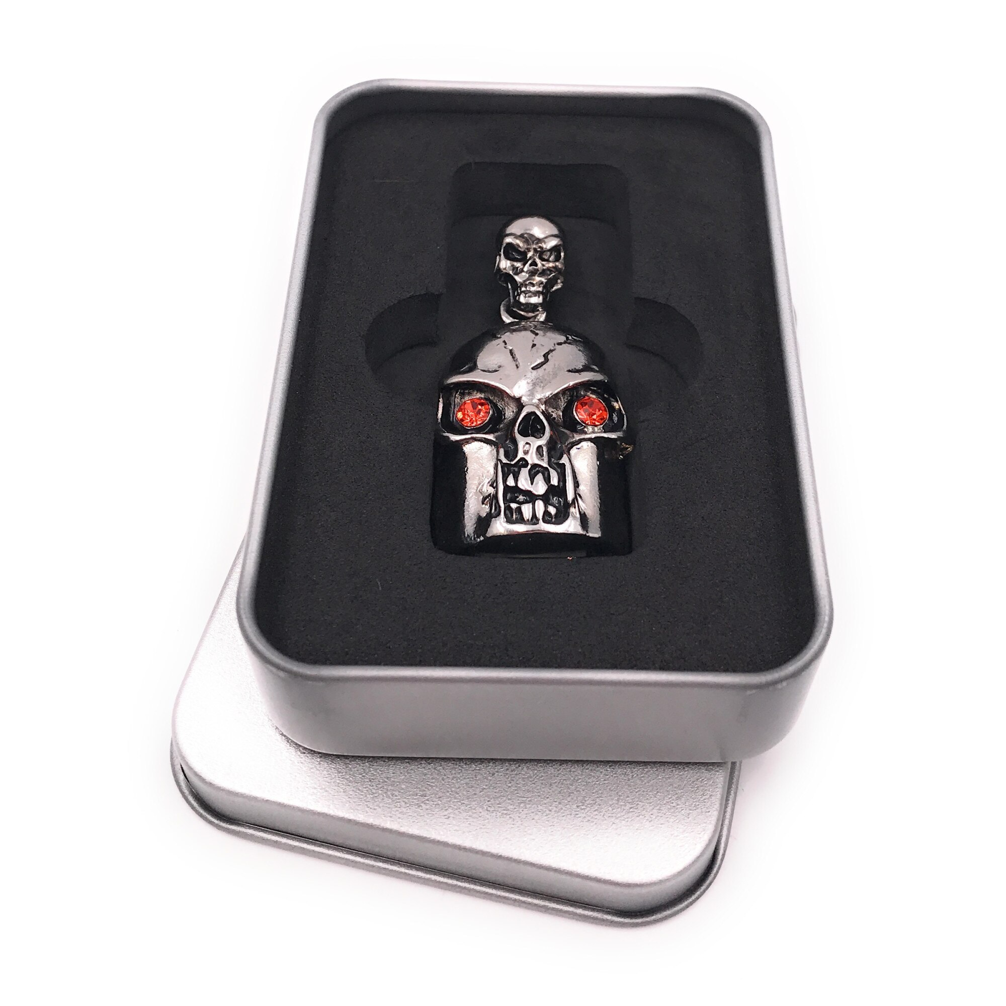 Stick USB, Model Skull, 64 GB, USB 2.0, Argintiu - eMAG.ro