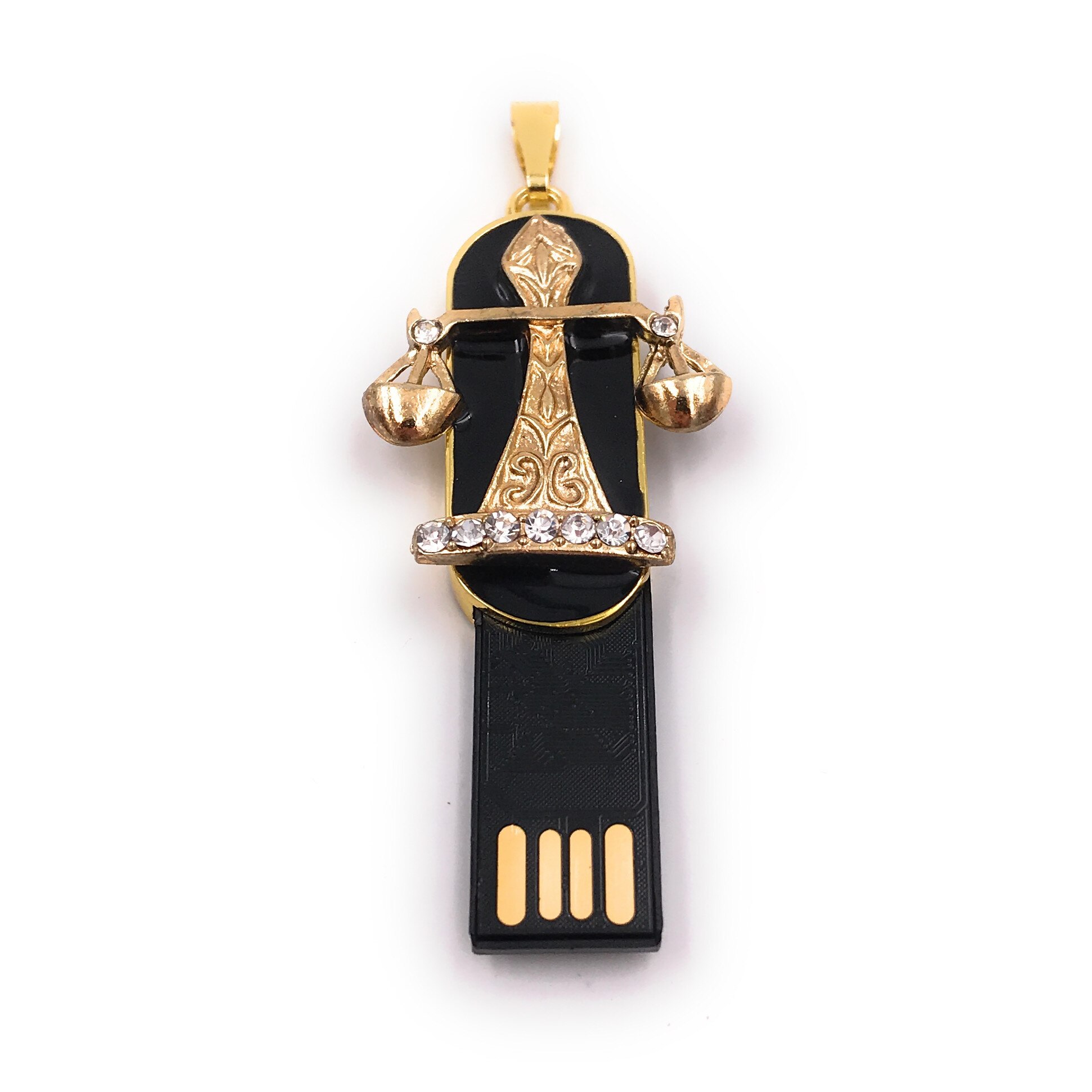 Stick USB, Model Zodiac Balanta, 64 GB, USB 2.0, Auriu - eMAG.ro
