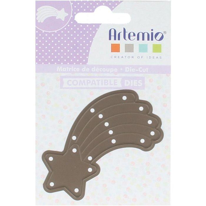 Matrita universala Artemio, Stea cazatoare, 7.5 x 4 cm, Gri - eMAG.ro