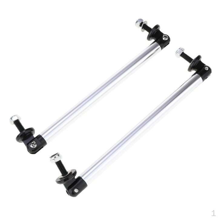 Set 2 x tije sustinere prelungire bara, argintiu, 250mm - eMAG.ro