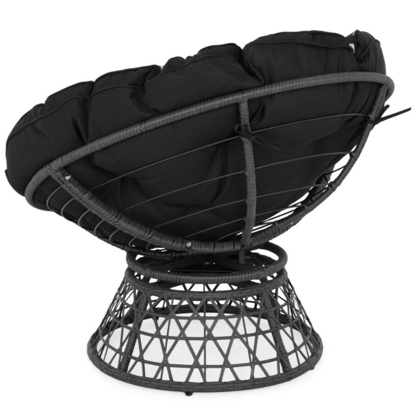 Set mobilier gradina AIX, doua fotolii rotative si masuta, cadru otel ...