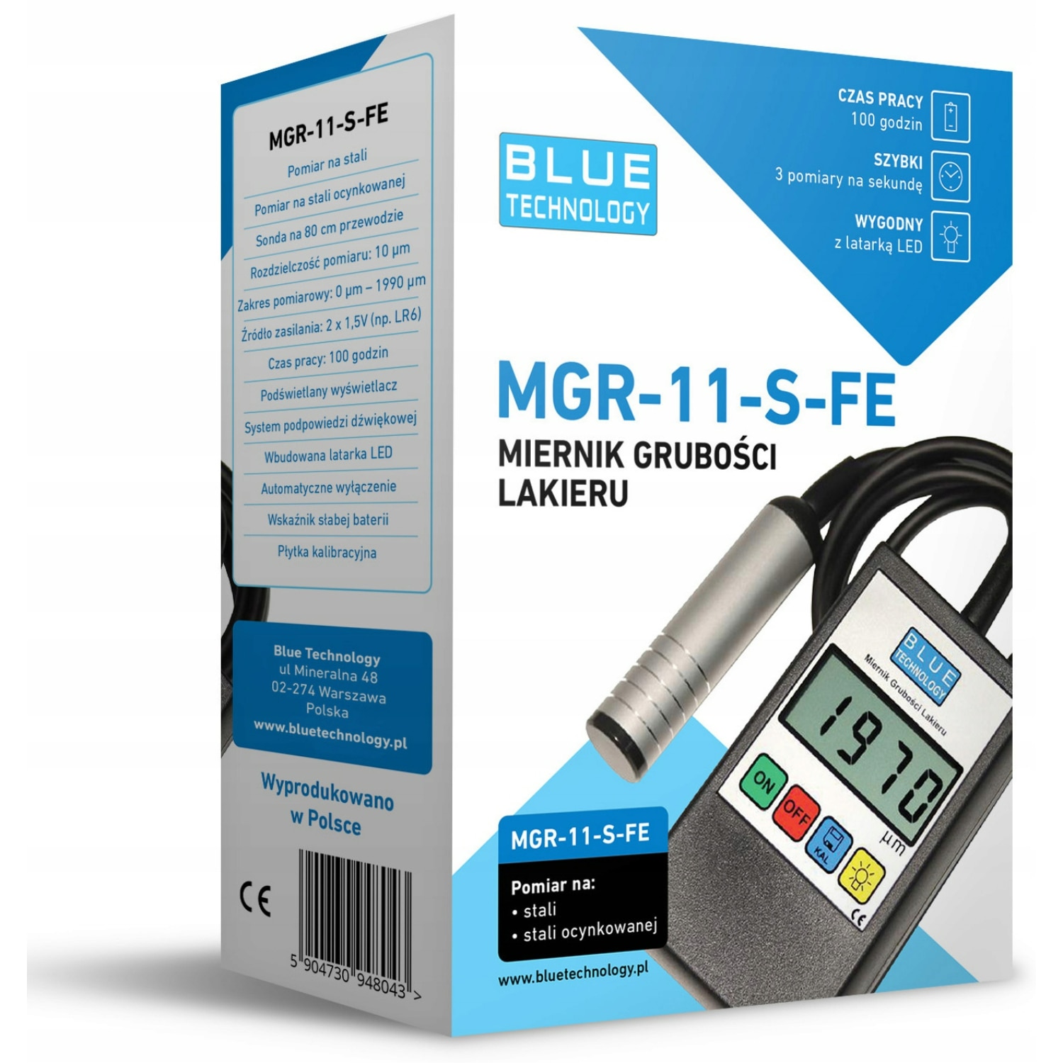 Aparat, Blue Technology, MGR-11-S-FE, de masurat grosime strat de ...