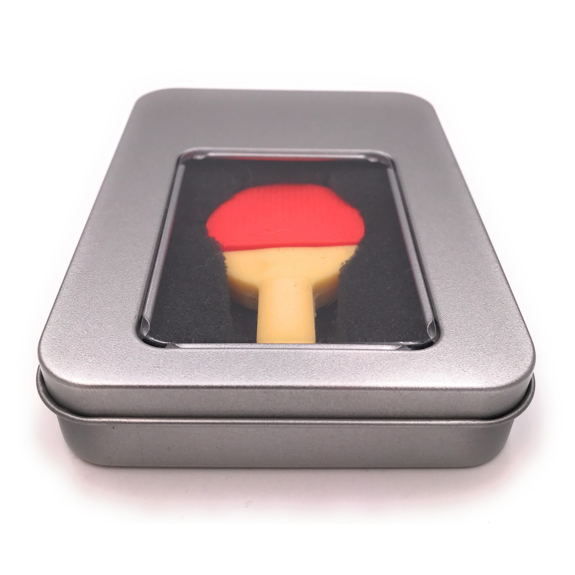 Stick USB, Model paleta tenis de masa, 16 GB, USB 3.0, Bej/Rosu - eMAG.ro