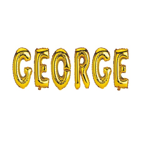 George Name ballon készlet, arany, 40 cm - eMAG.hu