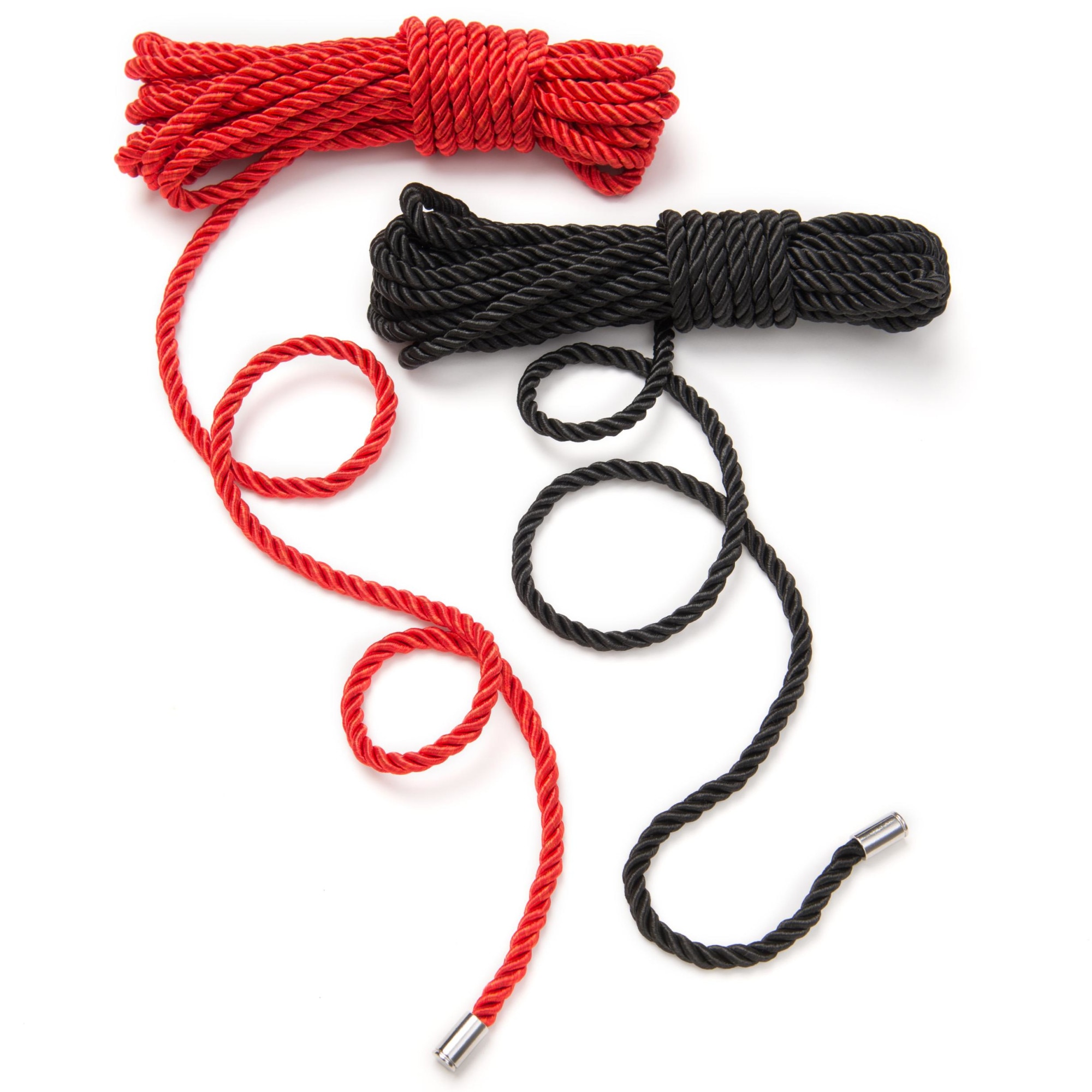 Set Sfoara Bondage, Fifty Shades of Grey, Restrain Me, matase rosie si ...