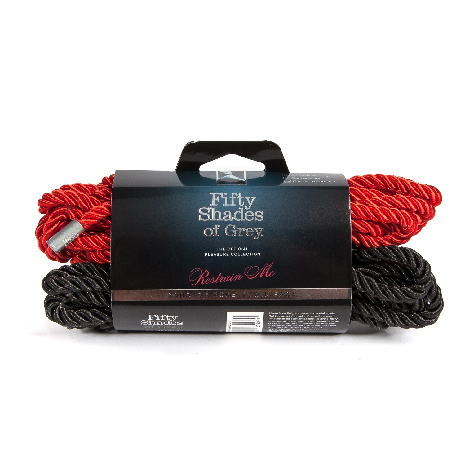 Set Sfoara Bondage, Fifty Shades of Grey, Restrain Me, matase rosie si ...