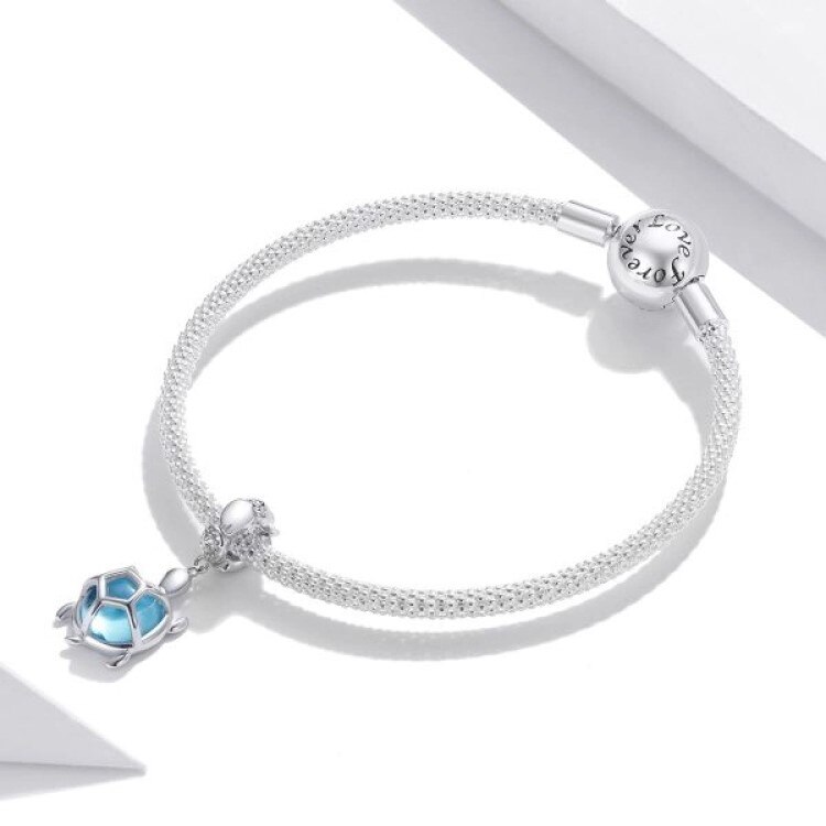 Сребро 925 Талисман синя костенурка - eMAG.bg