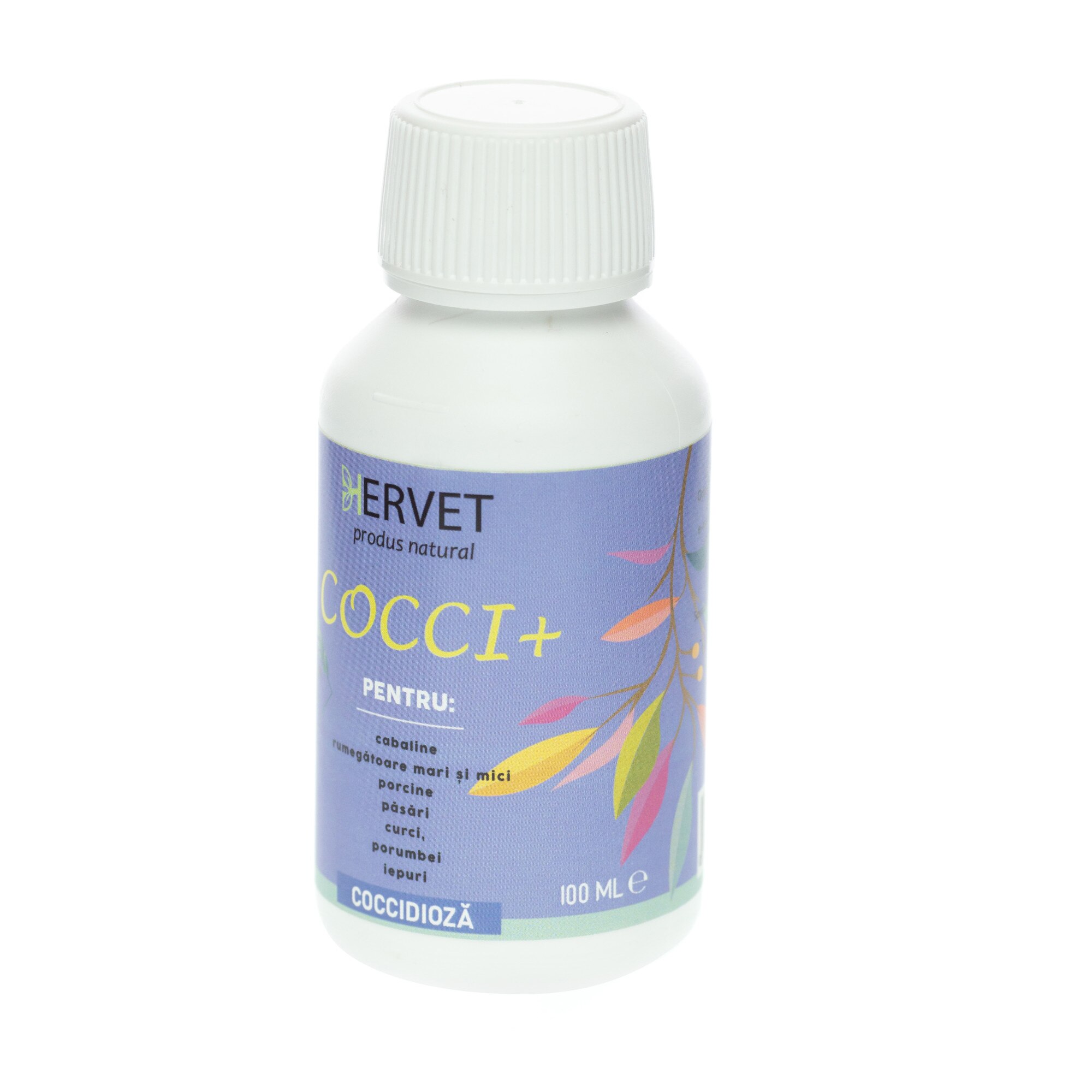 Coccidiostatic, antiprotozoar, antiseptic, Hervet, Cocci+, 100 ml - eMAG.ro