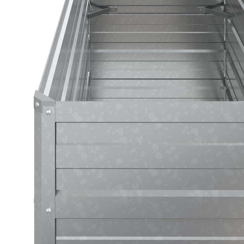 Jardiniera/strat inaltat pentru gradina vidaXL, Otel, 100 x 40 x 77 cm ...