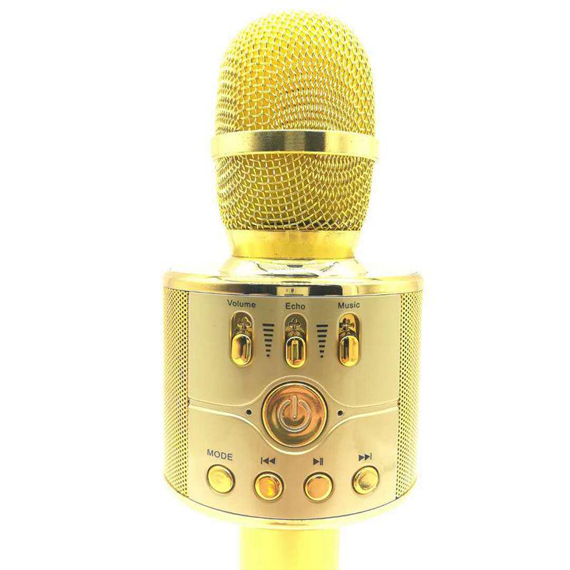 Microfon Wireless, KlaussTech, Karaoke, Portabil, Bluetooth, Card TF ...