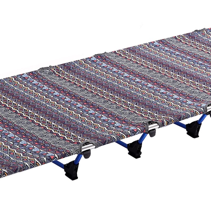 Pat camping pliabil, 180x61x14cm, albastru - eMAG.ro