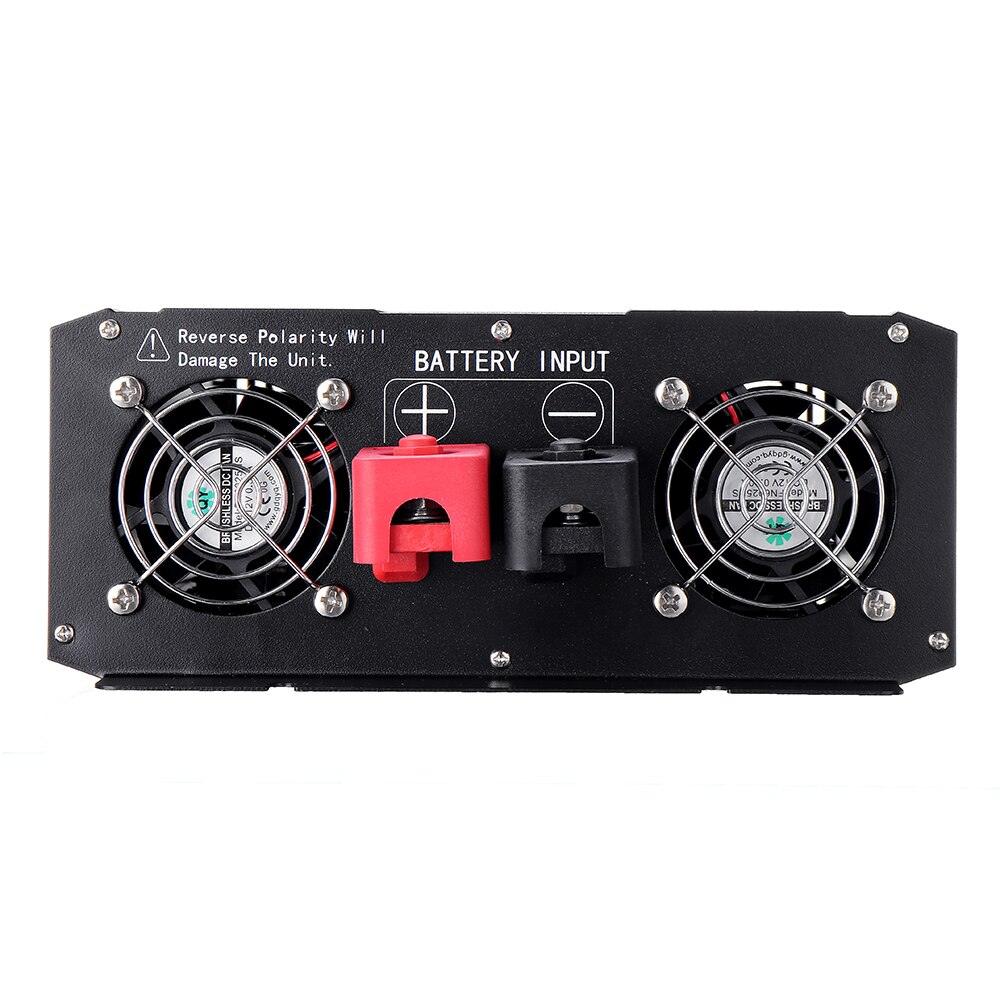 Convertor de tensiune, Mensela, 12V-220V, 4000W, invertor cu unda sinusoidala pura, negru - eMAG.ro