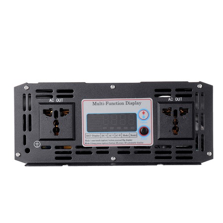 Convertor de tensiune, Mensela, 12V-220V, 4000W, invertor cu unda sinusoidala pura, negru - eMAG.ro