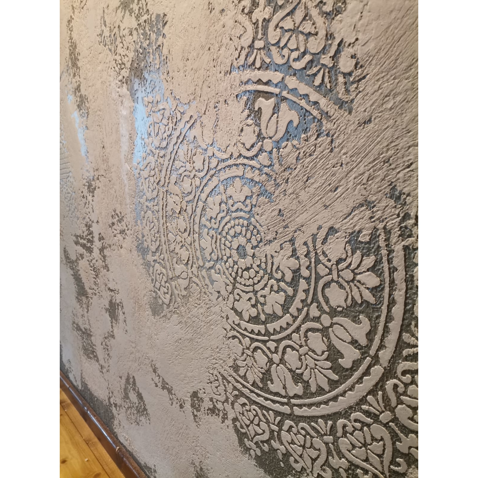 Sablon Mandala Full, 75x75cm, reutilizabil, plastic - eMAG.ro