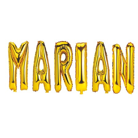 Marian Name Balloon Szett, Arany, 40cm - eMAG.hu