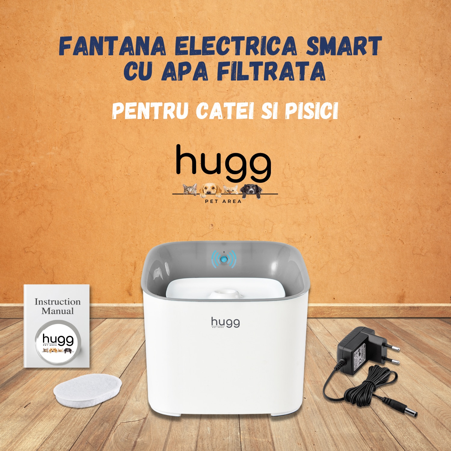 Fantana Electrica Smart cu Apa Filtrata pentru Animale de Companie ...