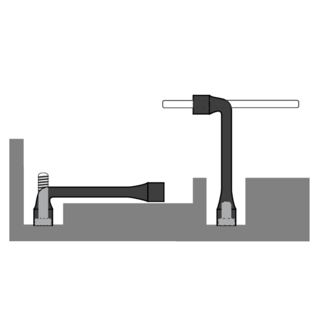 Cheie tubulara cu cot tip ”L” 17 mm, IRIMO - eMAG.ro