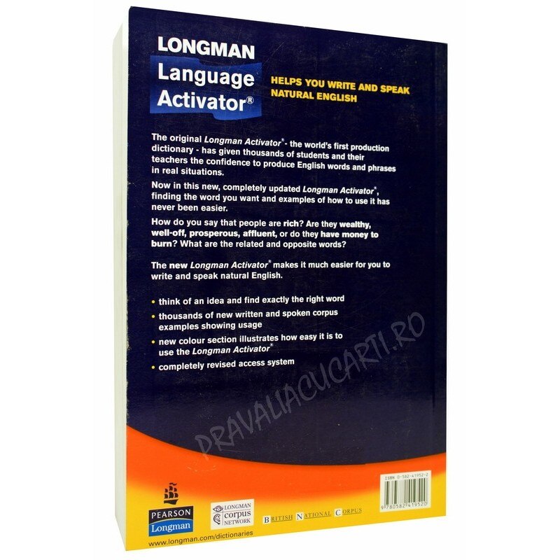 Longman Language Activator. The: Paperback - eMAG.ro