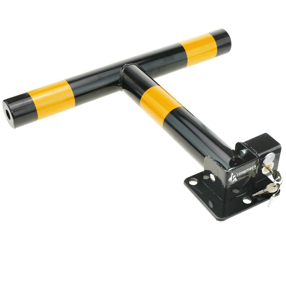 Blocator loc parcare cu cheie, structura ranforsata, tip T, negru ...