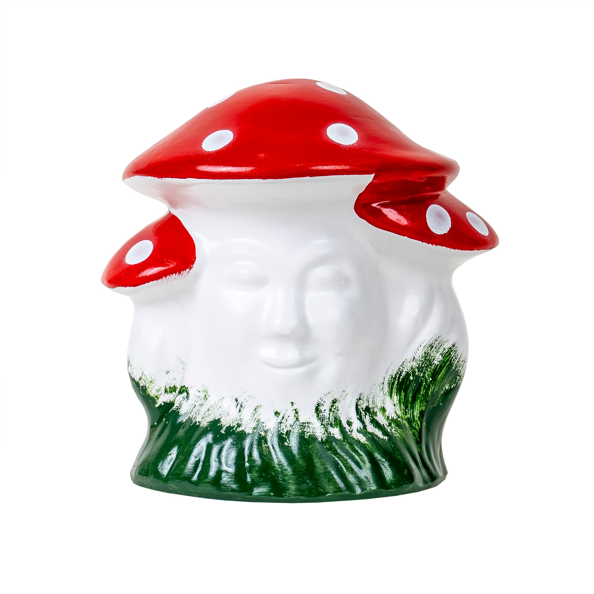 Ciuperca decorativa pentru gradina, din ceramica, inaltime 25cm, Nr 4 ...