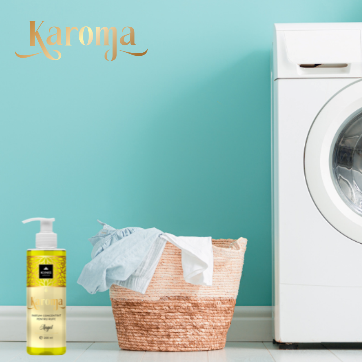 Parfum concentrat pentru rufe, KAROMA, Angel, 200 ml - eMAG.ro