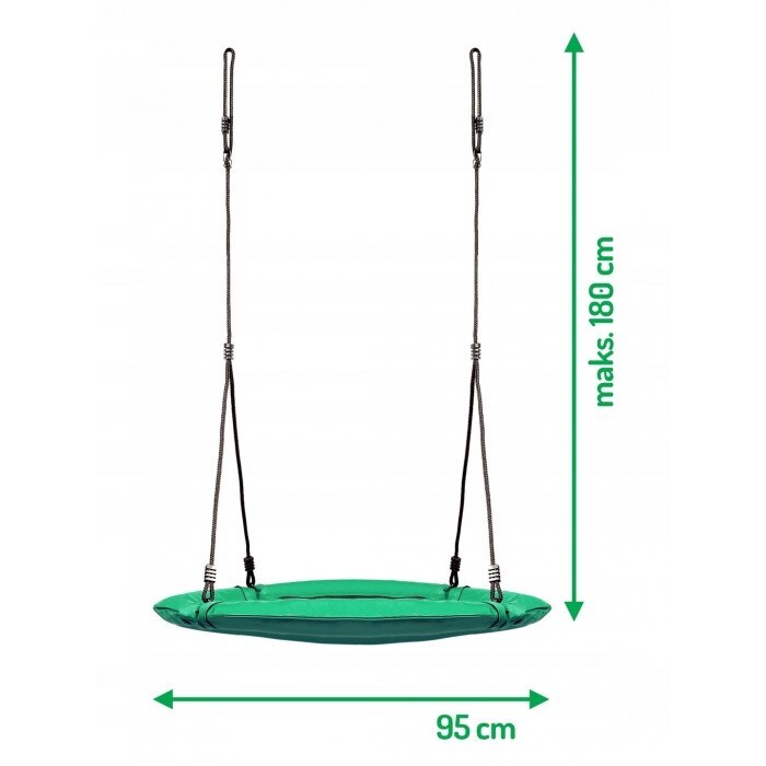 Leagan tip cuib pentru copii XXL, 95 cm, 150 kg, MCT Neo-Sport 1001 ...