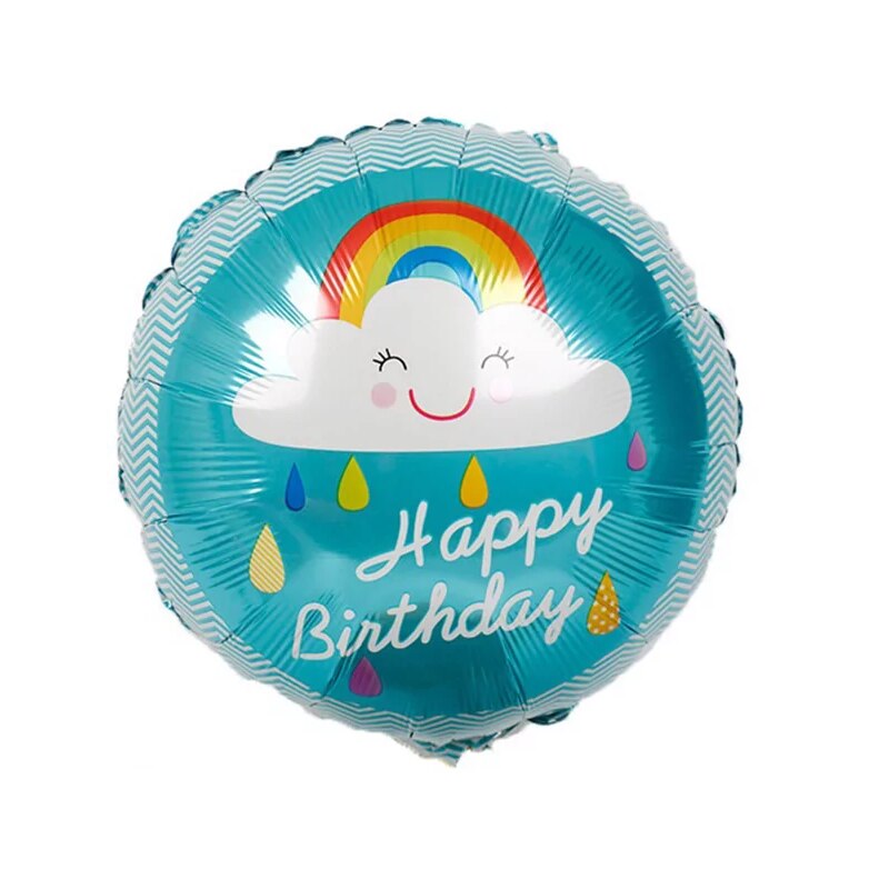 Balon folie colorat, model nori, 45 cm - eMAG.ro