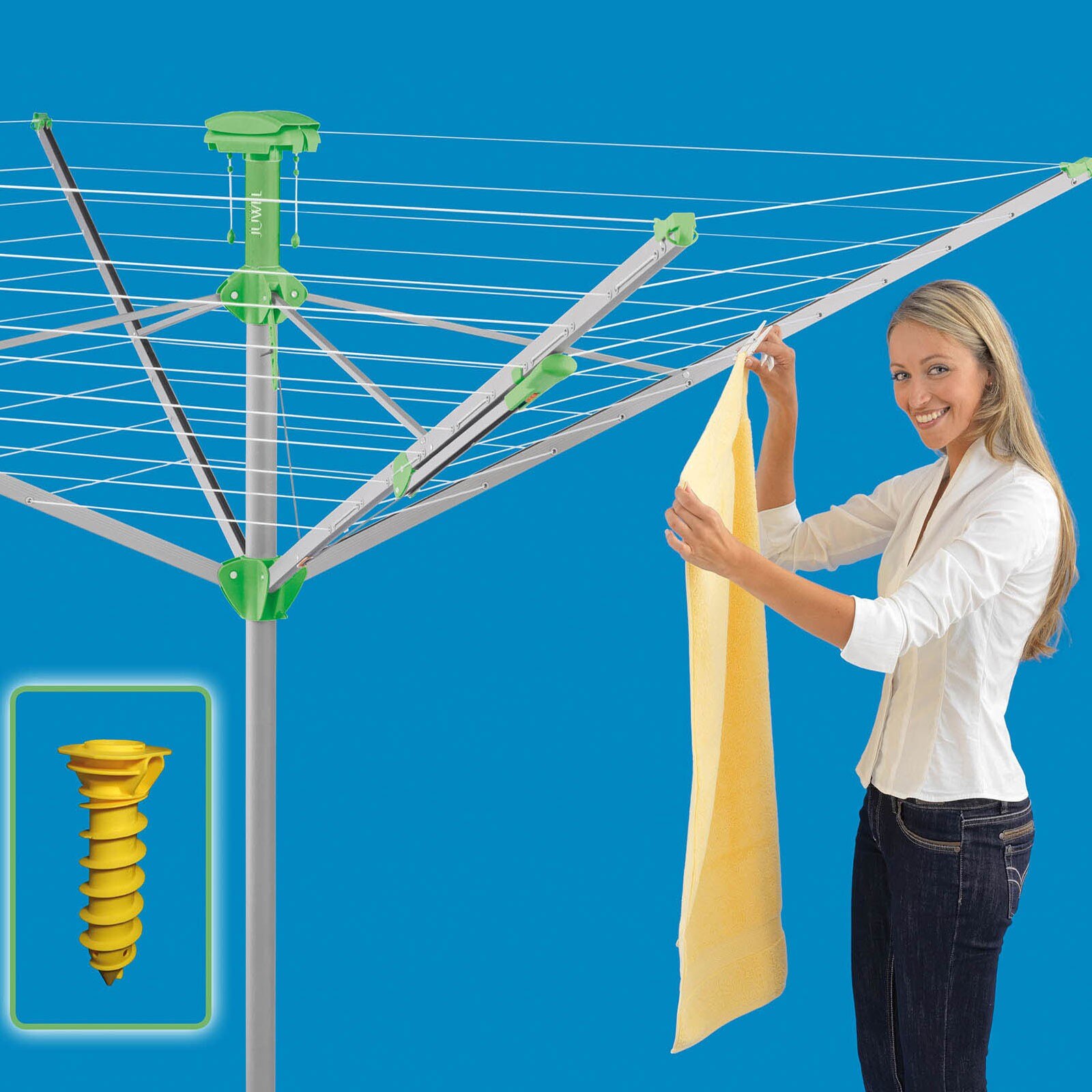 Uscator rufe Juwel rotativ Novaplus 500 Easy 42,5 m - eMAG.ro