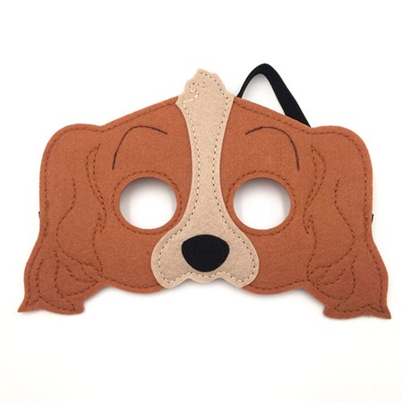 Masca pentru copii Catel, maro - eMAG.ro