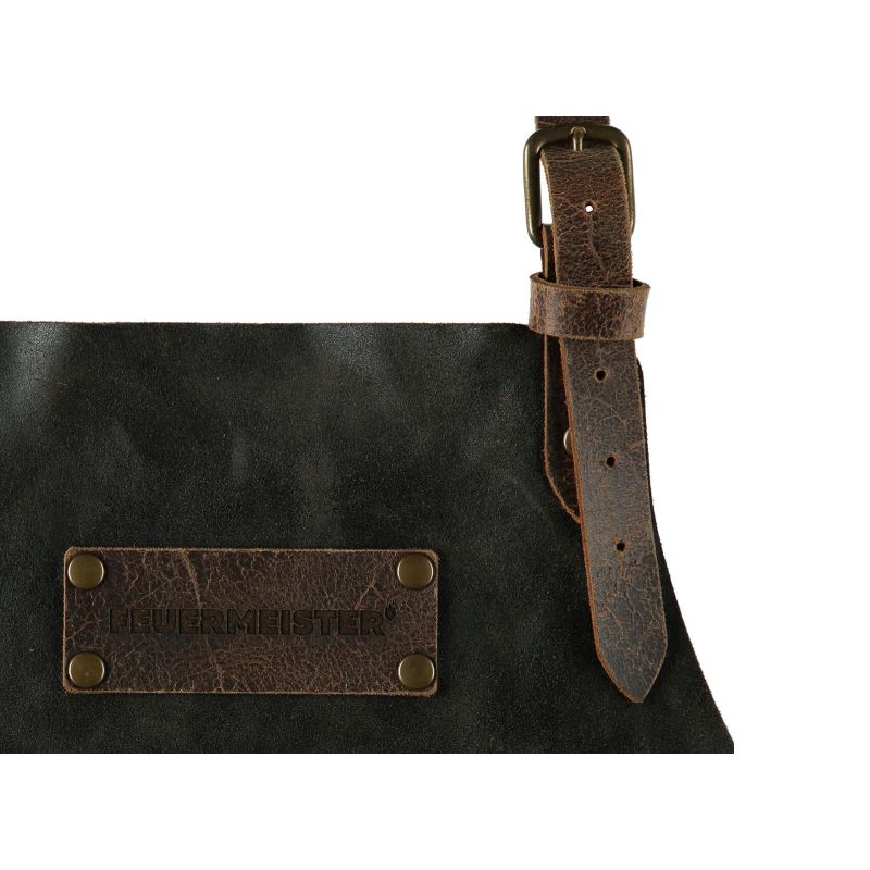 Sort din piele pentru gratar Premium Feuermeister antique maro M 85 x ...