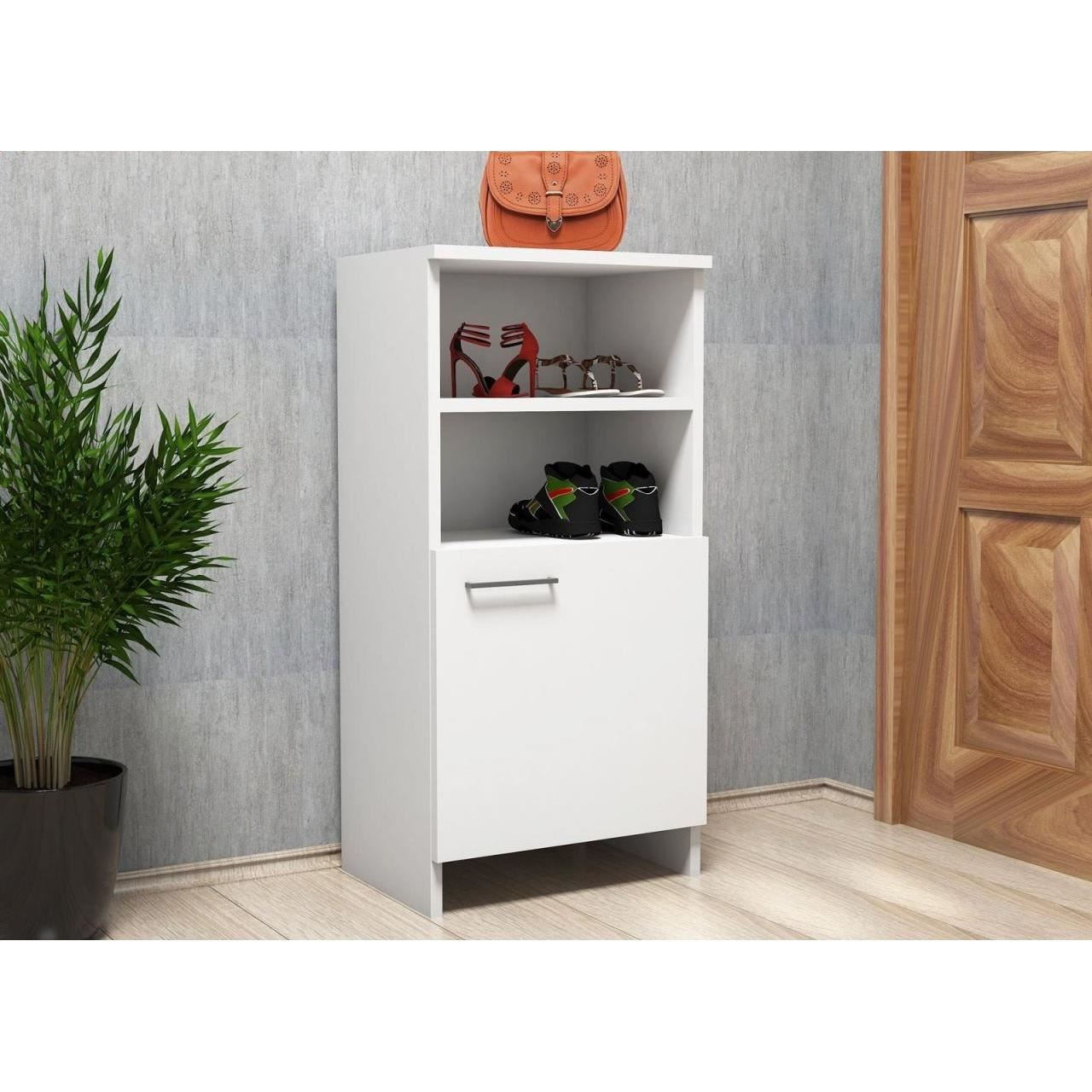 Minar Rene cipőtároló szekrény, melamin forgácslap, 4 polc, 45 x 31.8 x ...