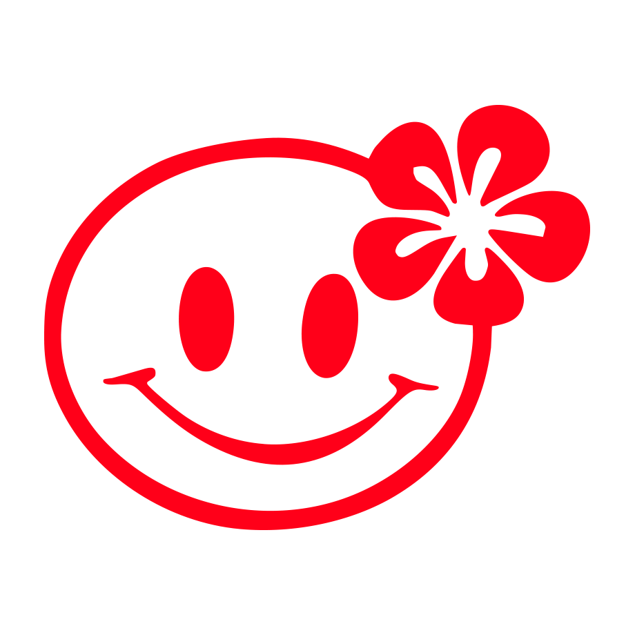 Sticker auto ''Smile'', 17x17 cm, Rosu - eMAG.ro