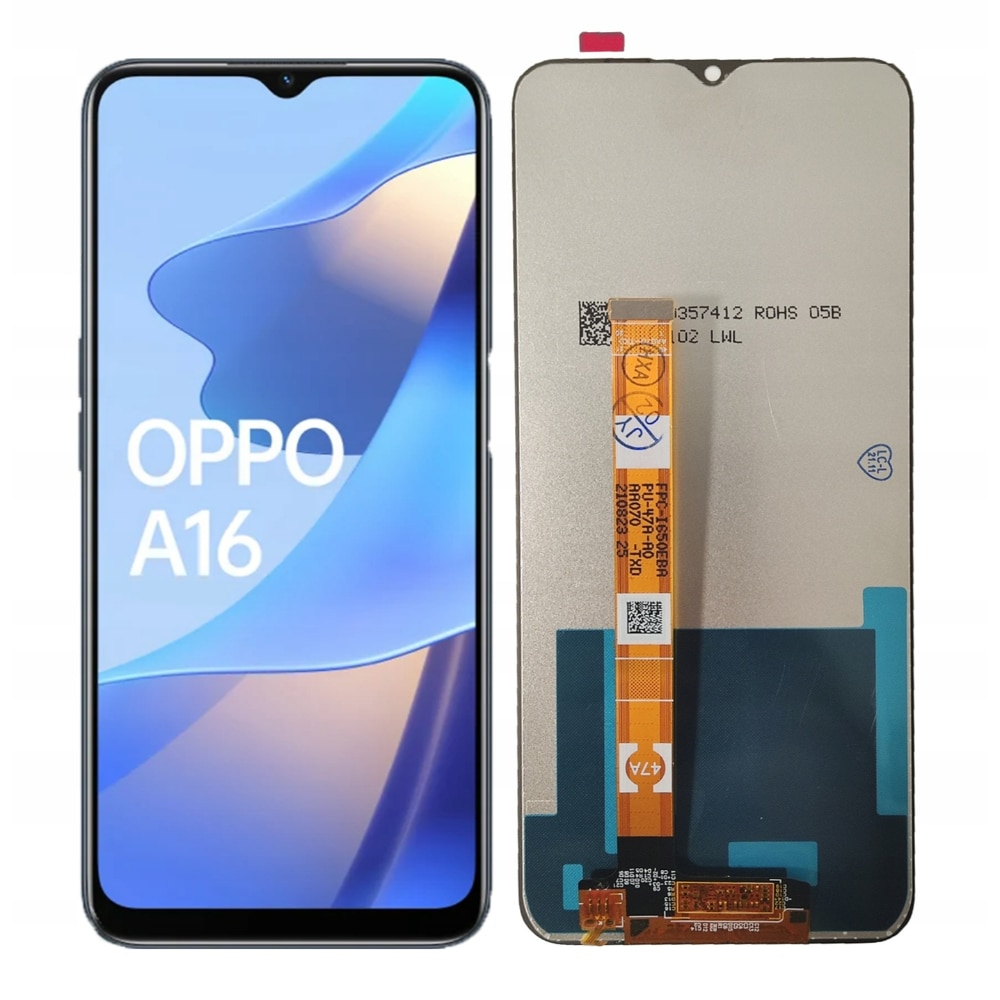 Display LCD pentru OPPO A16, Negru - eMAG.ro