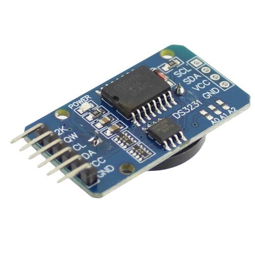Модул за прецизен часовник и EEPROM памет, I2CDS3231 RTC, батерия ...