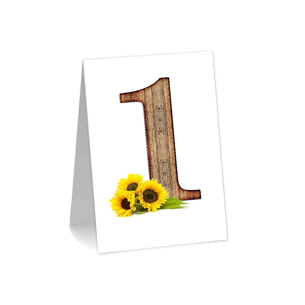 Numar de masa, Nunta, Model NRN10, Carton, Alb - eMAG.ro