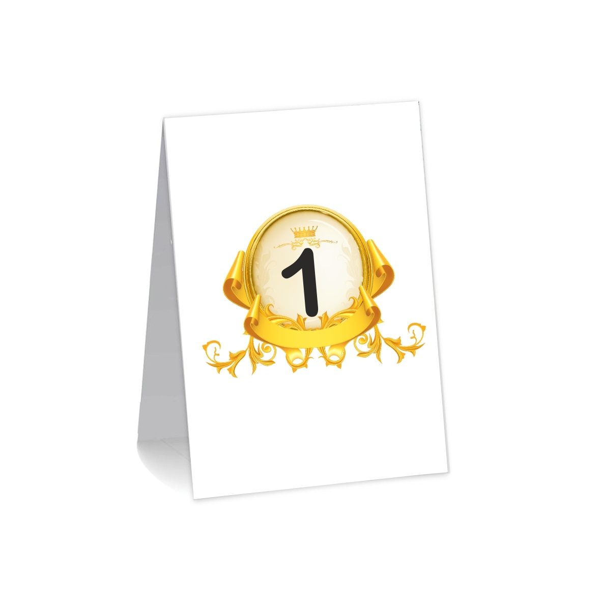 Numar de masa, Nunta, Model NRN3, Carton, Alb - eMAG.ro