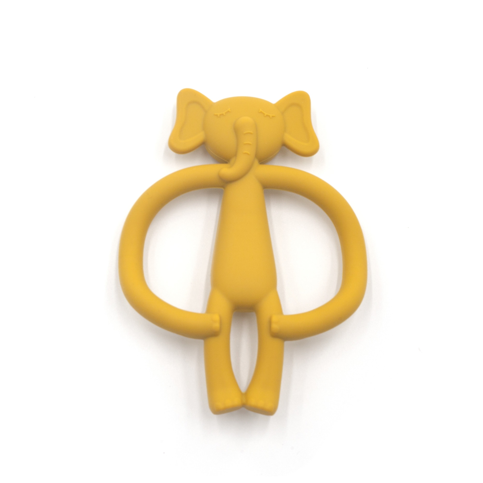 Играчка за никнене на зъби Babynio, Силикон във формата на слон за ...