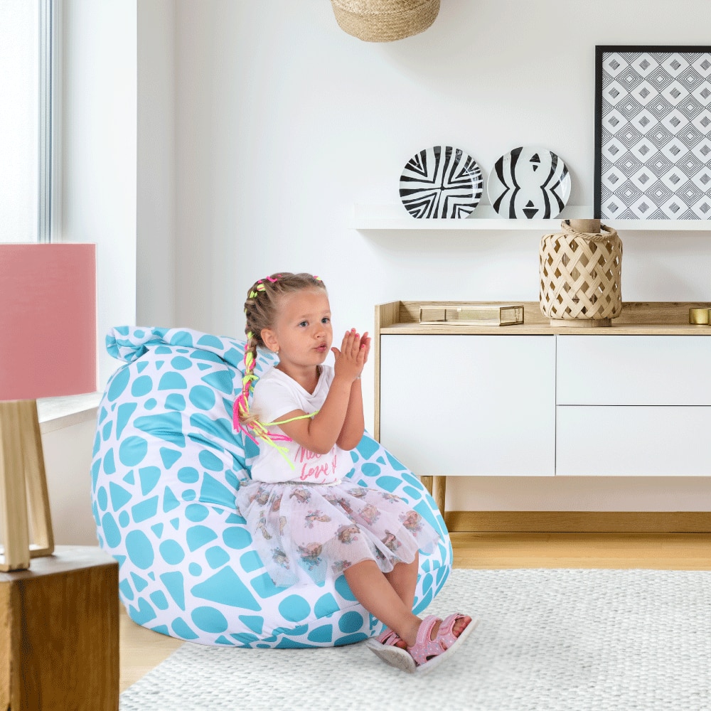 Fotoliu Puf DacEnergy©, confectionat din material textil, umplut cu ...