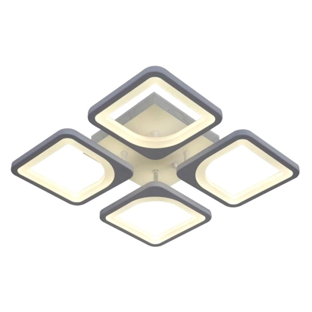 Lustra Led Patrata cu telecomanda, putere 88W, Alba, COM-LC2111 - eMAG.ro