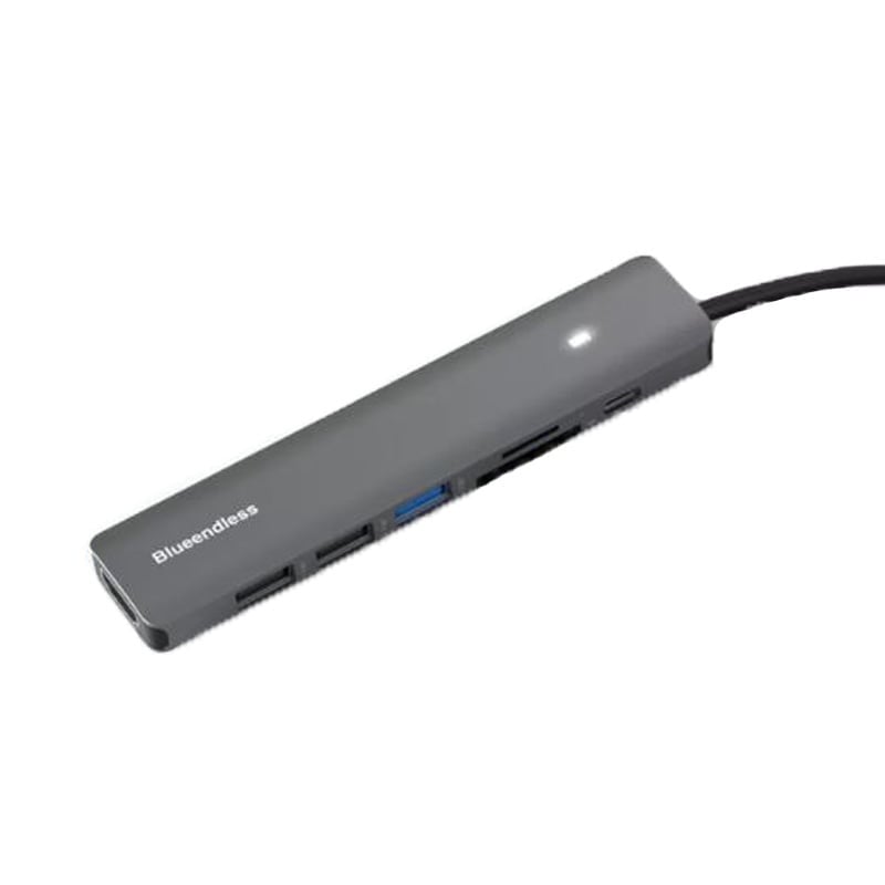 Blueendless BS-HC703 Multiport Адаптер, Hub 7 In 1 USB Type-C to HDMI ...