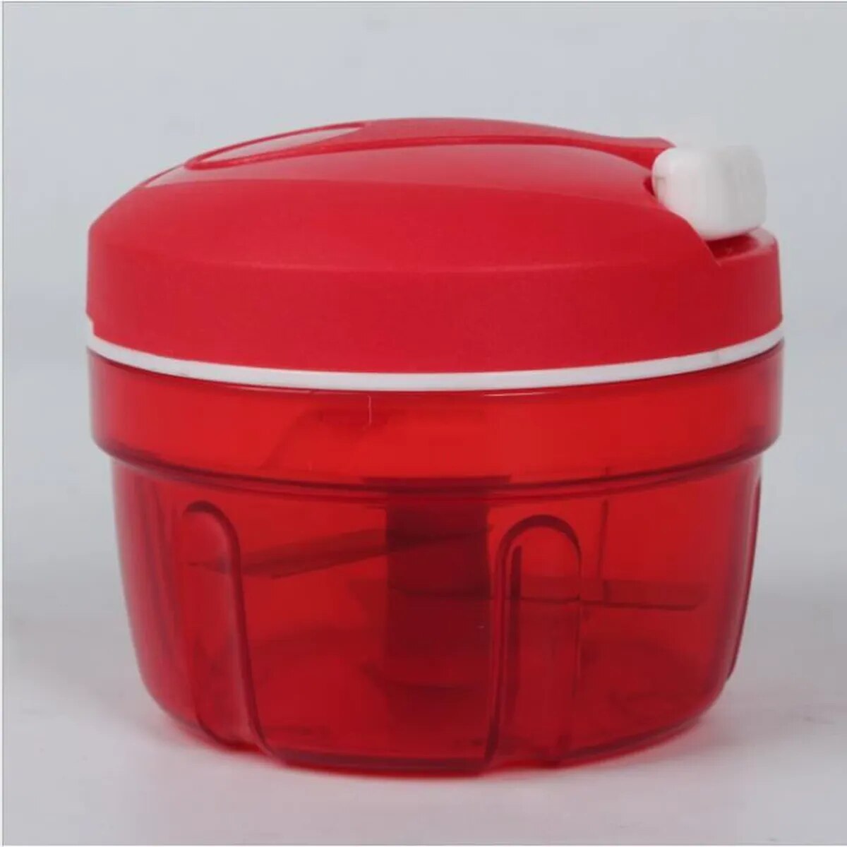 Tocator bucatarie manual, Plastic, 11x11x9 cm, Rosu - eMAG.ro