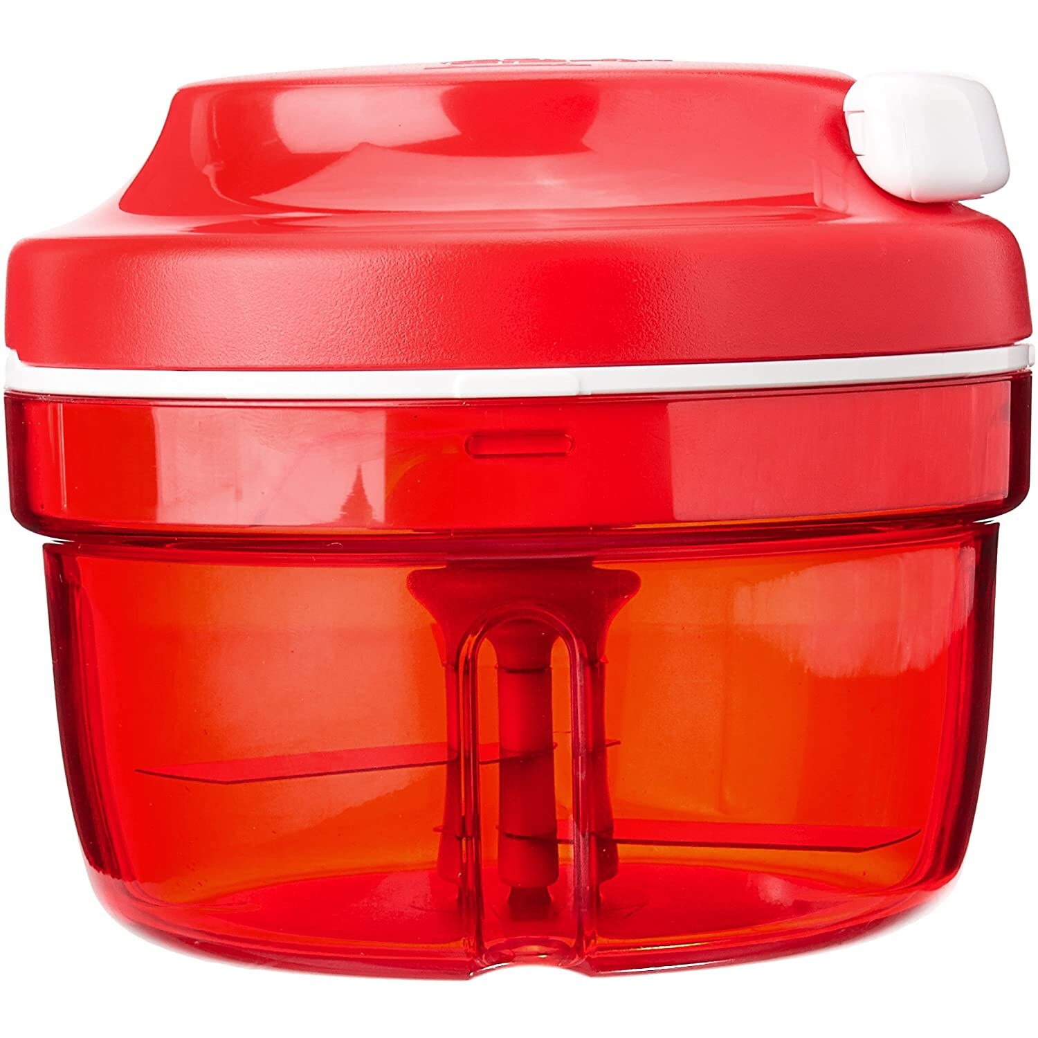 Tocator bucatarie manual, Plastic, 11x11x9 cm, Rosu - eMAG.ro