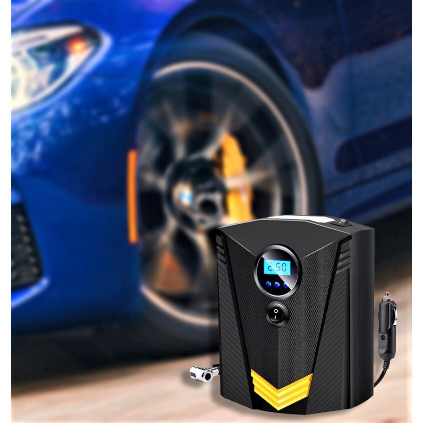 Compresor Auto 12V, Dc-150 Psi, Putere nominala 120W, Manometru Digital ...