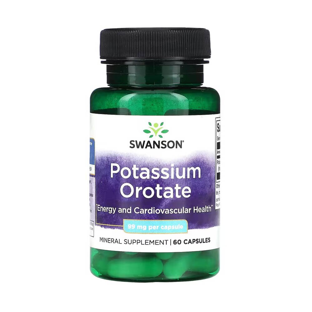 Potassium Orotate, 99 mg, Swanson, 60 capsule SWU658 - eMAG.ro