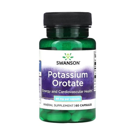 Potassium Orotate, 99 mg, Swanson, 60 capsule SWU658 - eMAG.ro