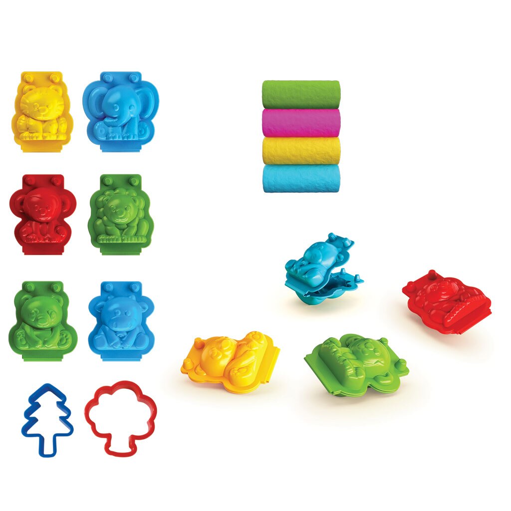 Set Creativ, Plastilina Art Craft 3D, Model Animale, Include 4 Batoane ...