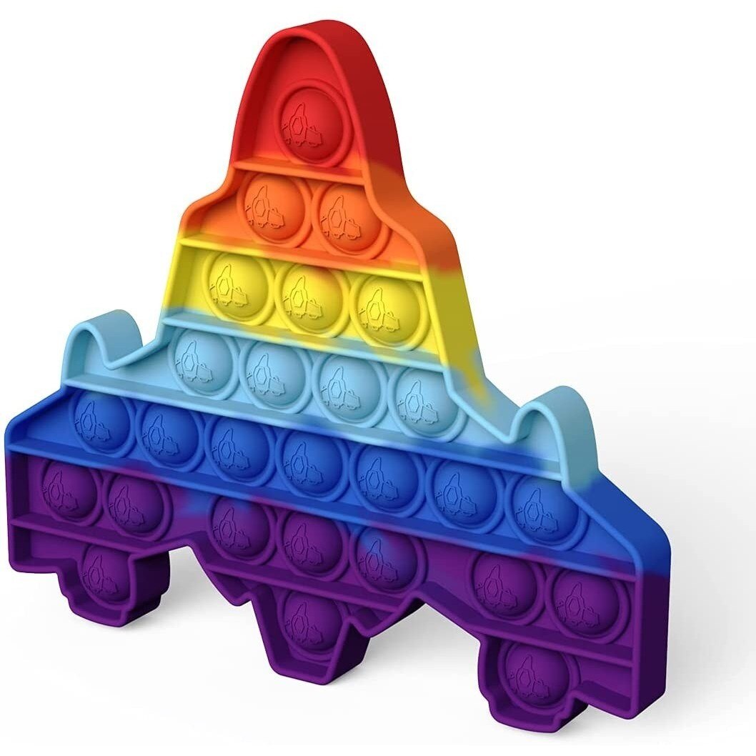 Szilikon stresszoldó játék, Flippy, Pop It Now és Flip It, repülőgép ...